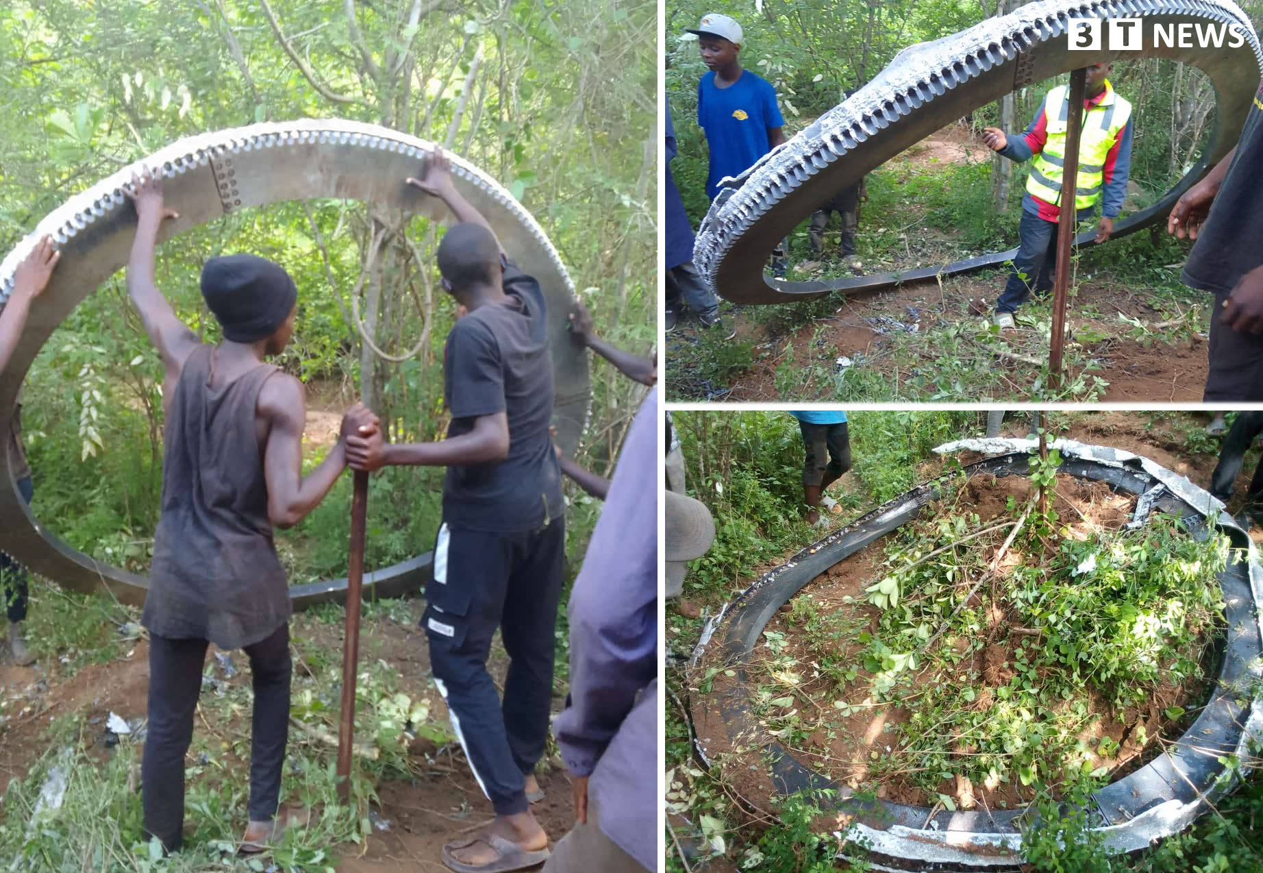 Kenia/ Ważące ponad pół tony kosmiczne śmieci spadły na kenijską wioskę ...